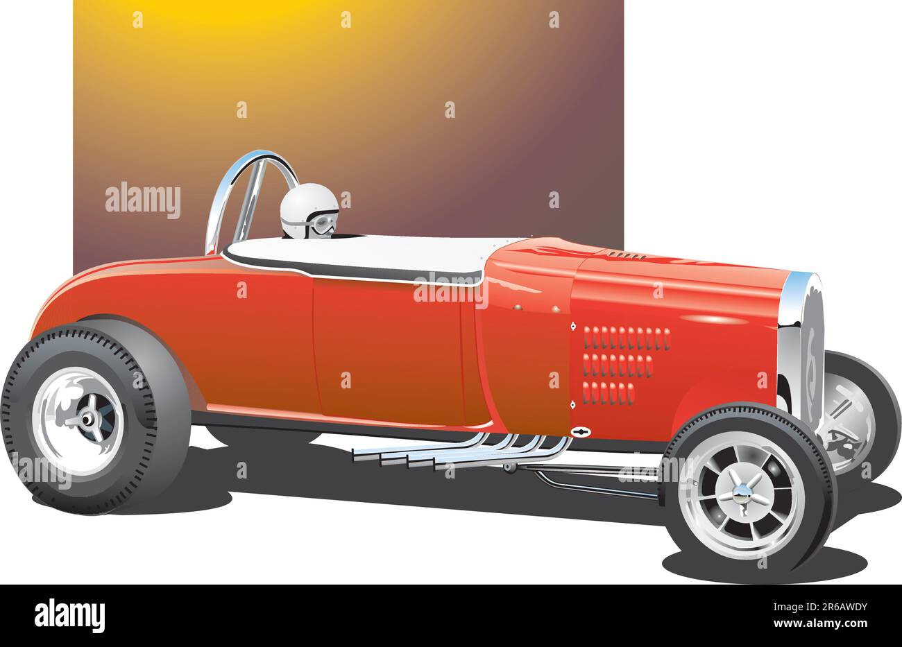 Old school car Stock Vector Images - Alamy