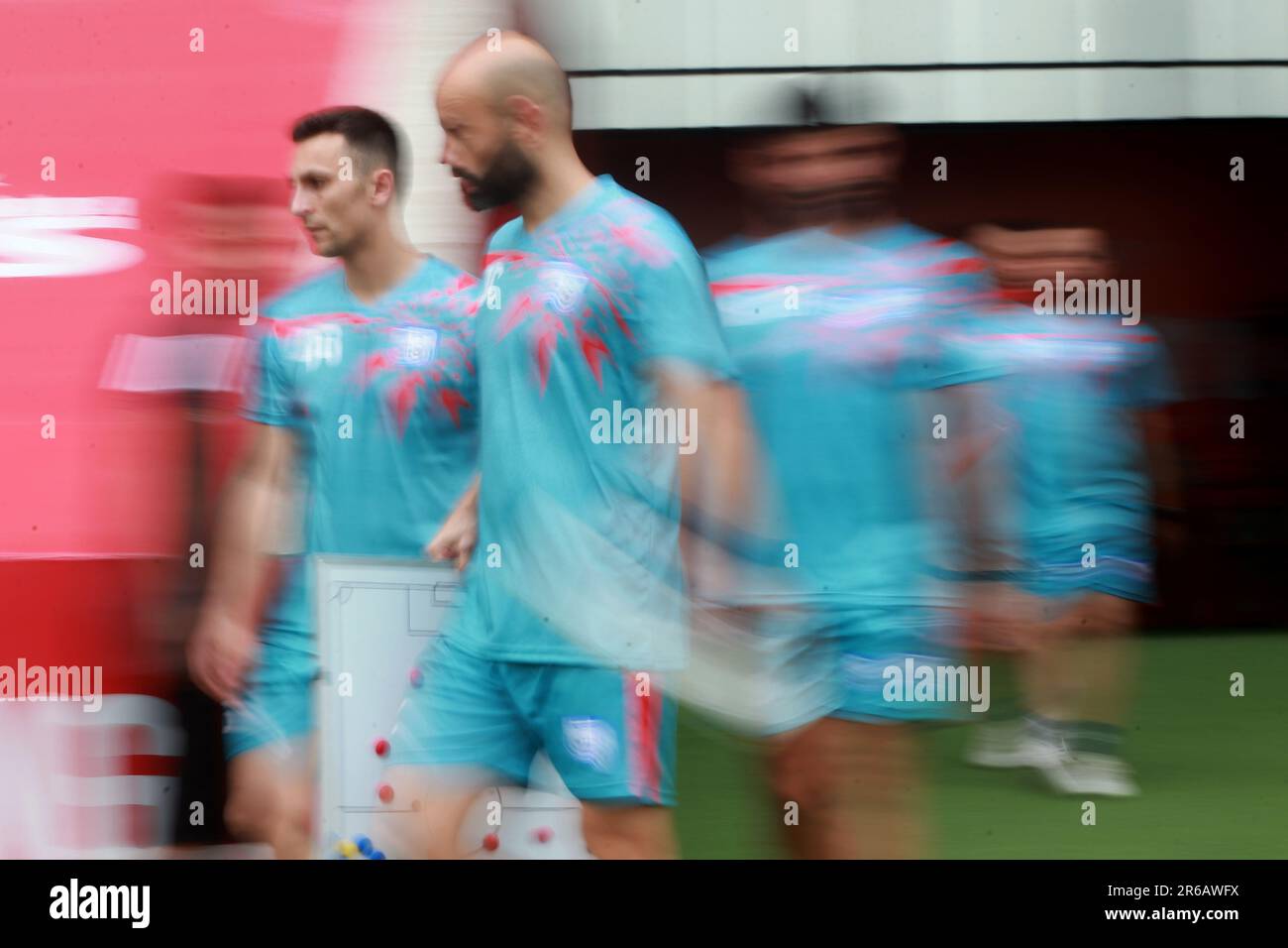 Bangladesh National Football Team players attend practice session at ...