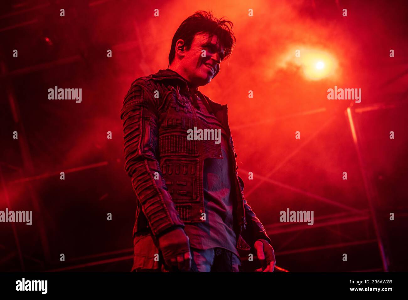 Gary Numan live on the Rfest stage, Rebellion festival 2022, Blackpool ...