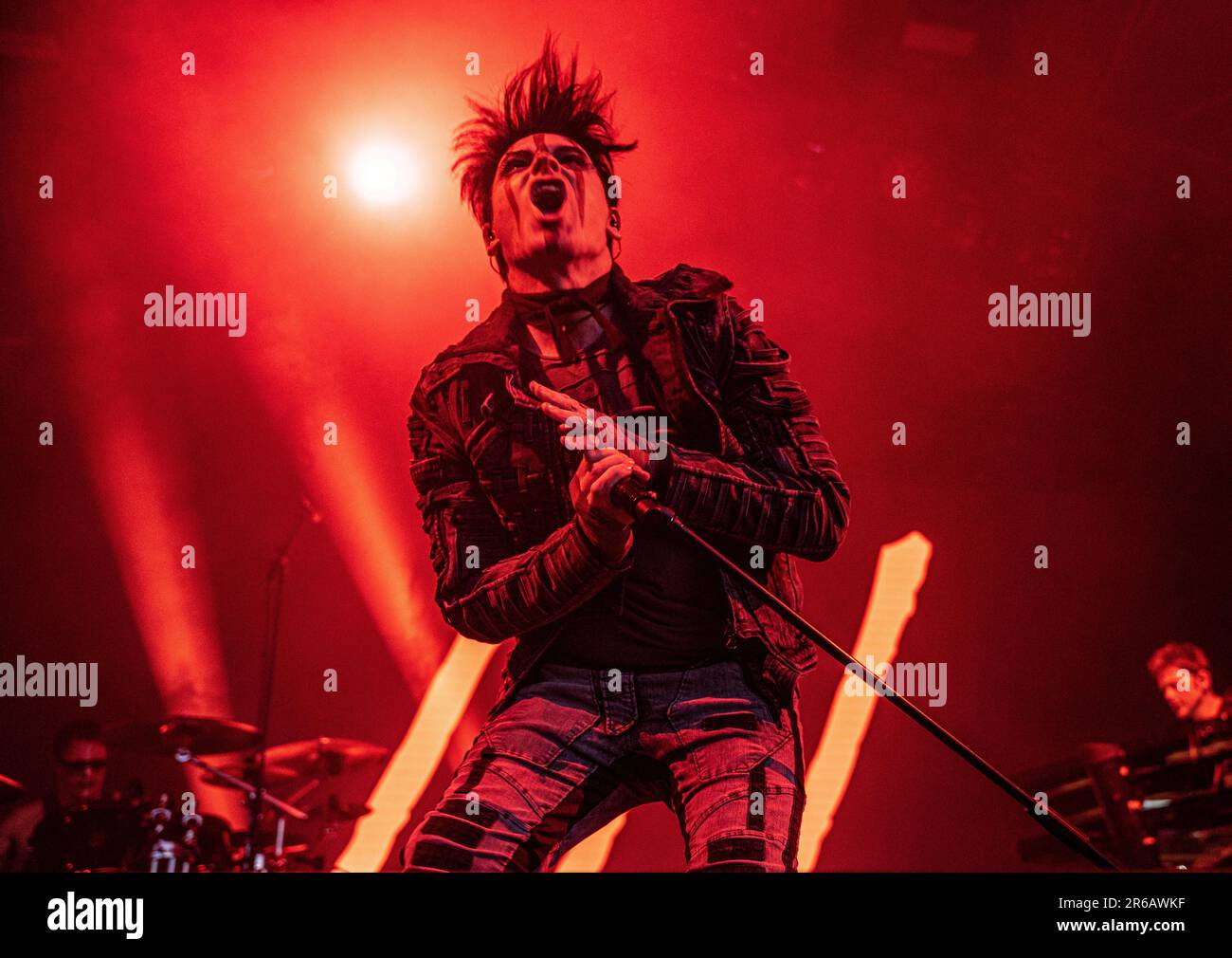 Gary Numan live on the Rfest stage, Rebellion festival 2022, Blackpool ...
