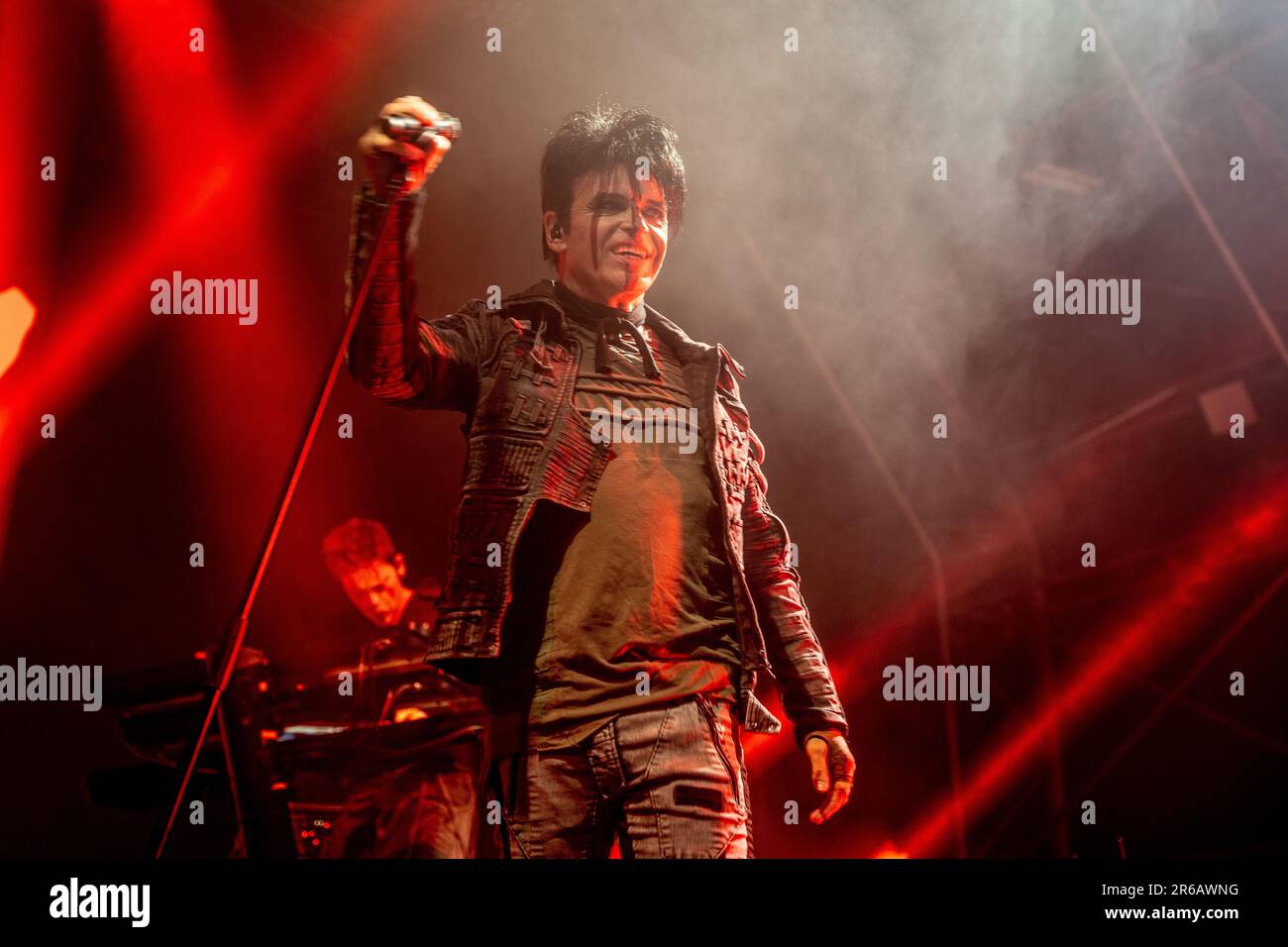 Gary Numan live on the Rfest stage, Rebellion festival 2022, Blackpool ...
