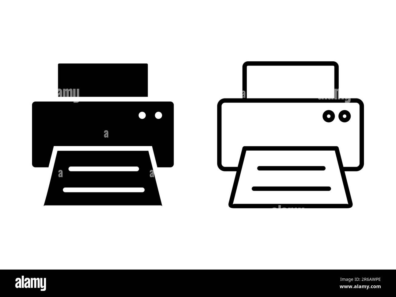 Print icon set. printer icon vector Stock Vector Image & Art - Alamy