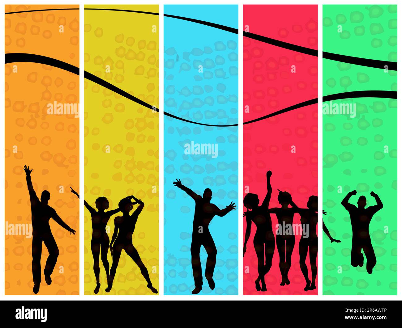 Drum dancers Stock Vector Images - Alamy