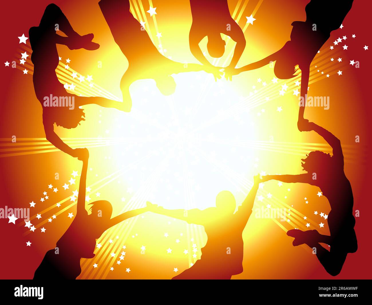 Girl friend friends happy Stock Vector Images - Alamy