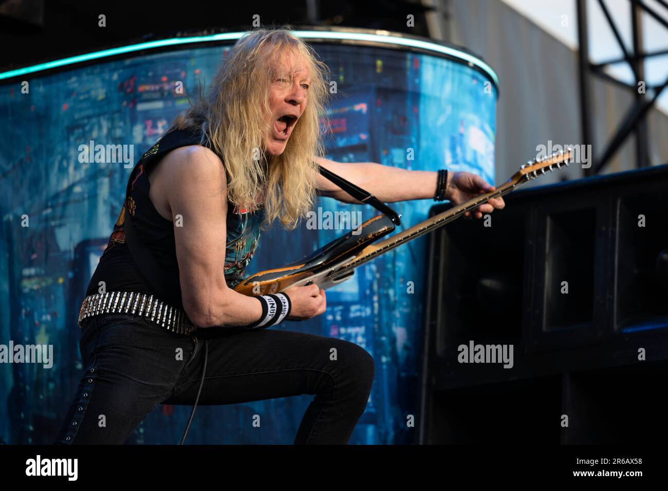 Bergen, Norway. 07th June, 2023. The English heavy metal band Iron ...