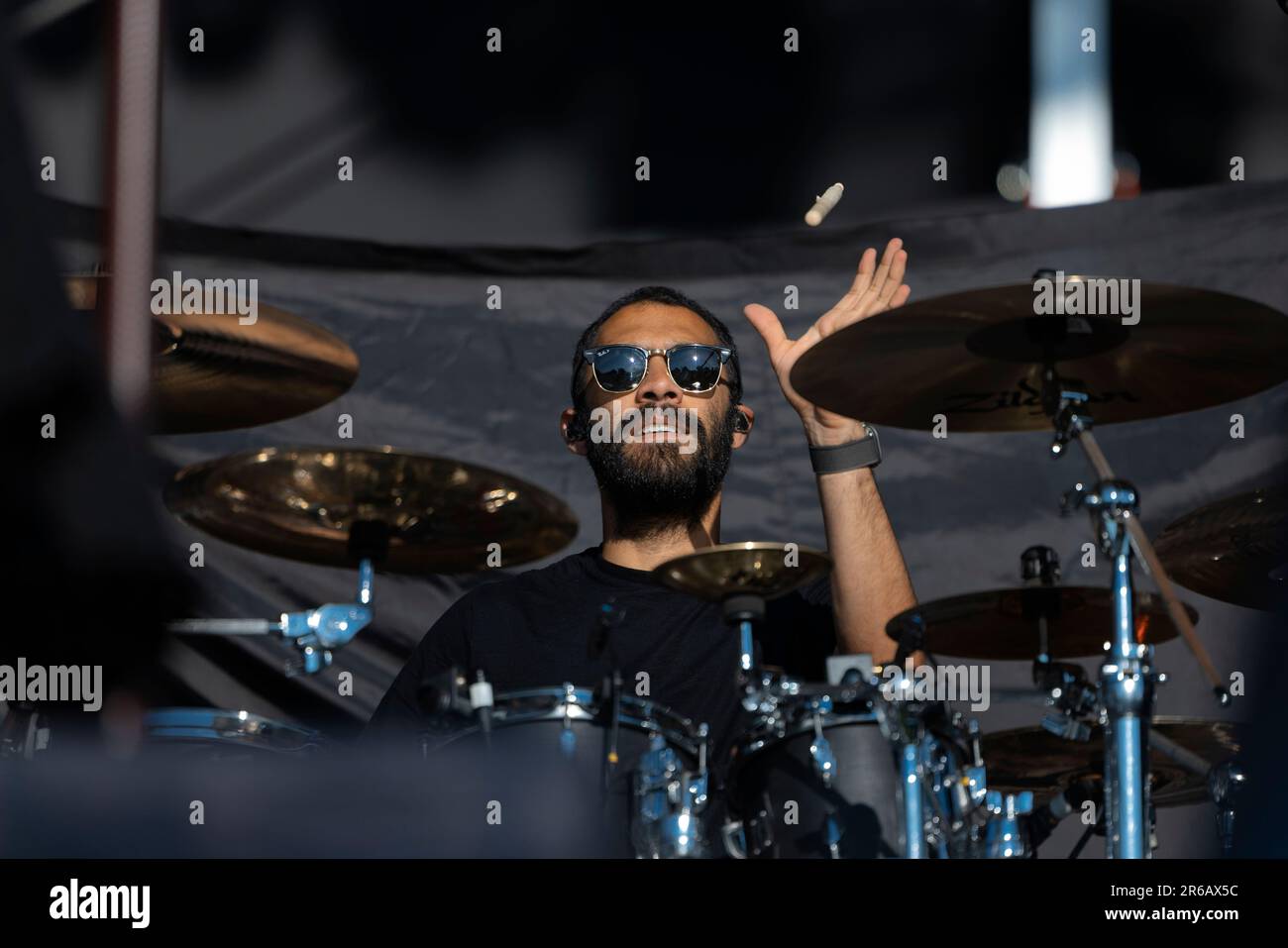 Bergen, Norway. 07th June, 2023. The English heavy band The Raven Age ...