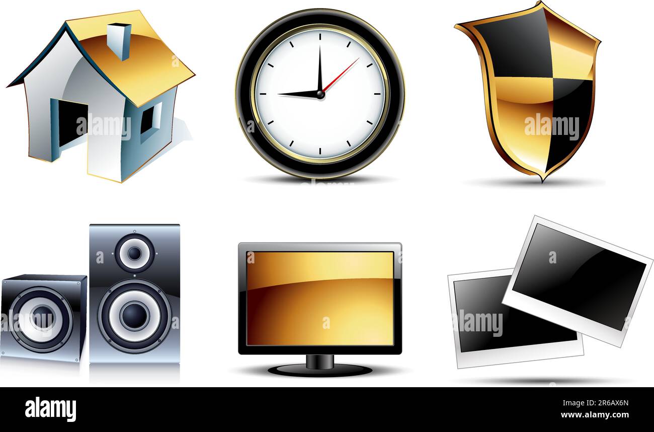 Detailed work and computer Stock Vector Images - Alamy