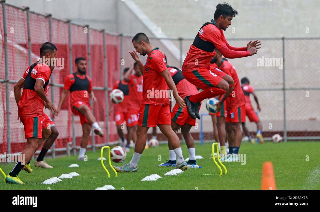 Bangladesh National Football Team players attend practice session at ...