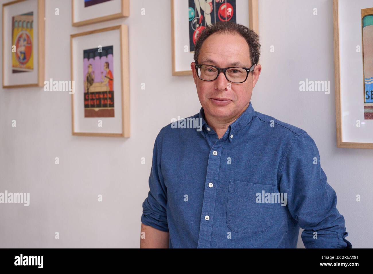 London, UK . 8 June, 2023 . Photocall with artist Aaron Kasmin - at the ...