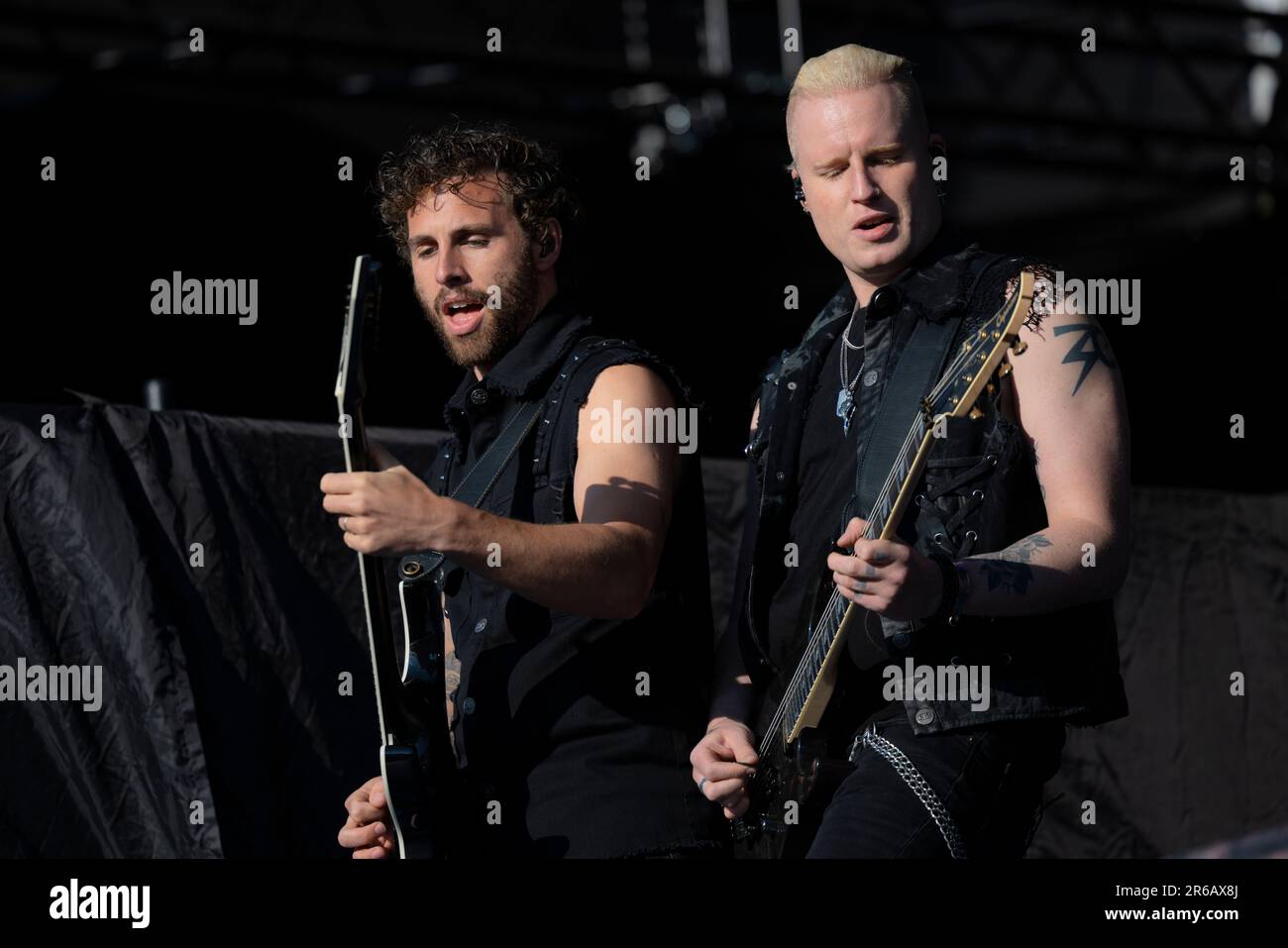 Bergen, Norway. 07th June, 2023. The English heavy band The Raven Age ...