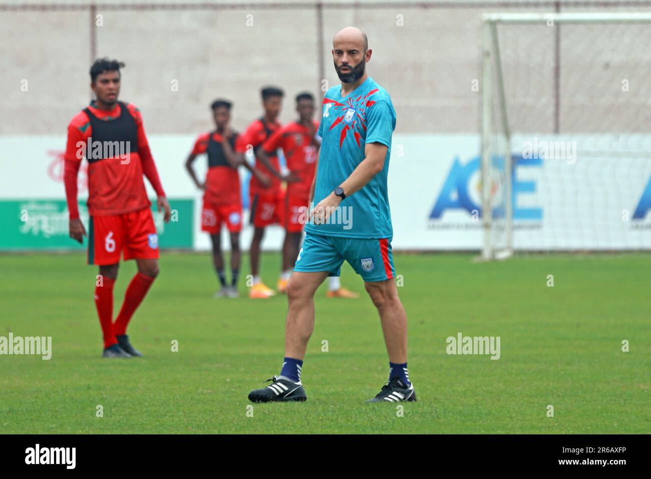 Bangladesh National Football Team players attend practice session at ...