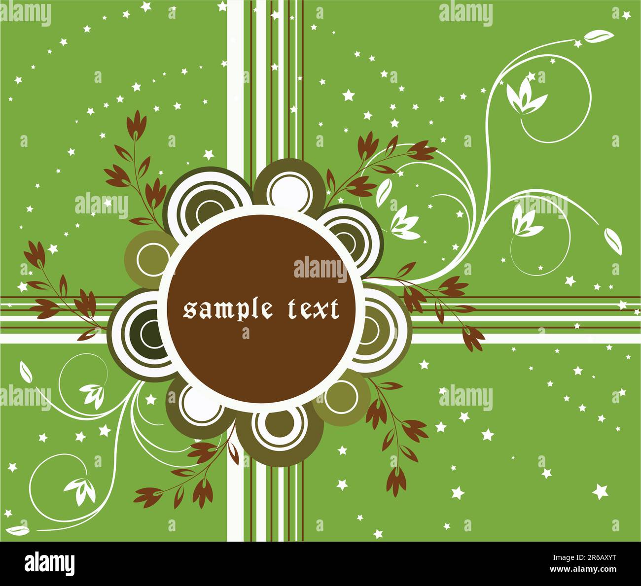 Abstract art floral design background vector illustration Stock Vector Image & Art - Alamy