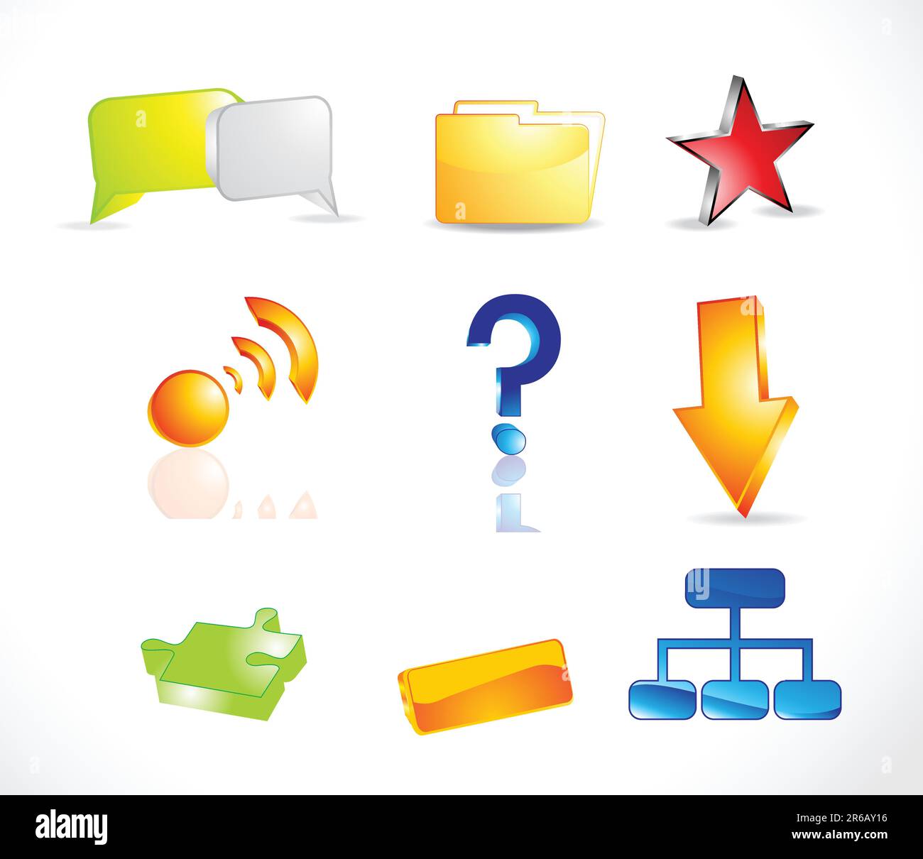 Download file folder icon 3d hi-res stock photography and images - Alamy