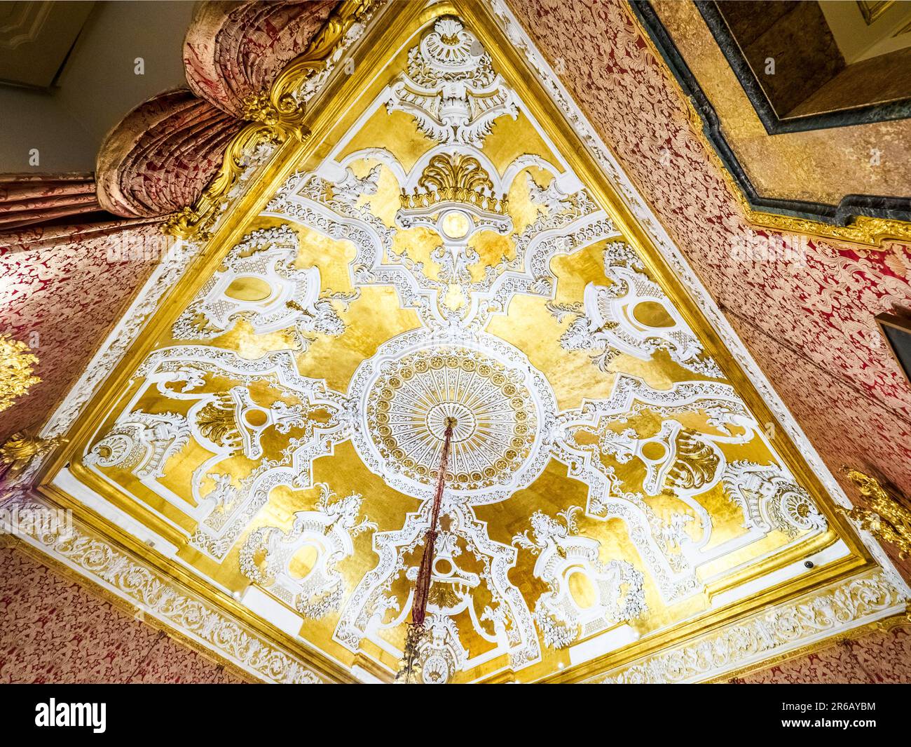 Rococo palace interior italy hi-res stock photography and images - Alamy