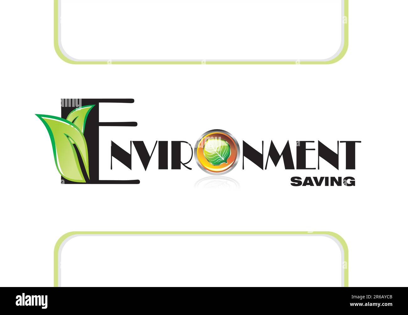 Enviromnent saving Card template background Stock Vector Image & Art ...