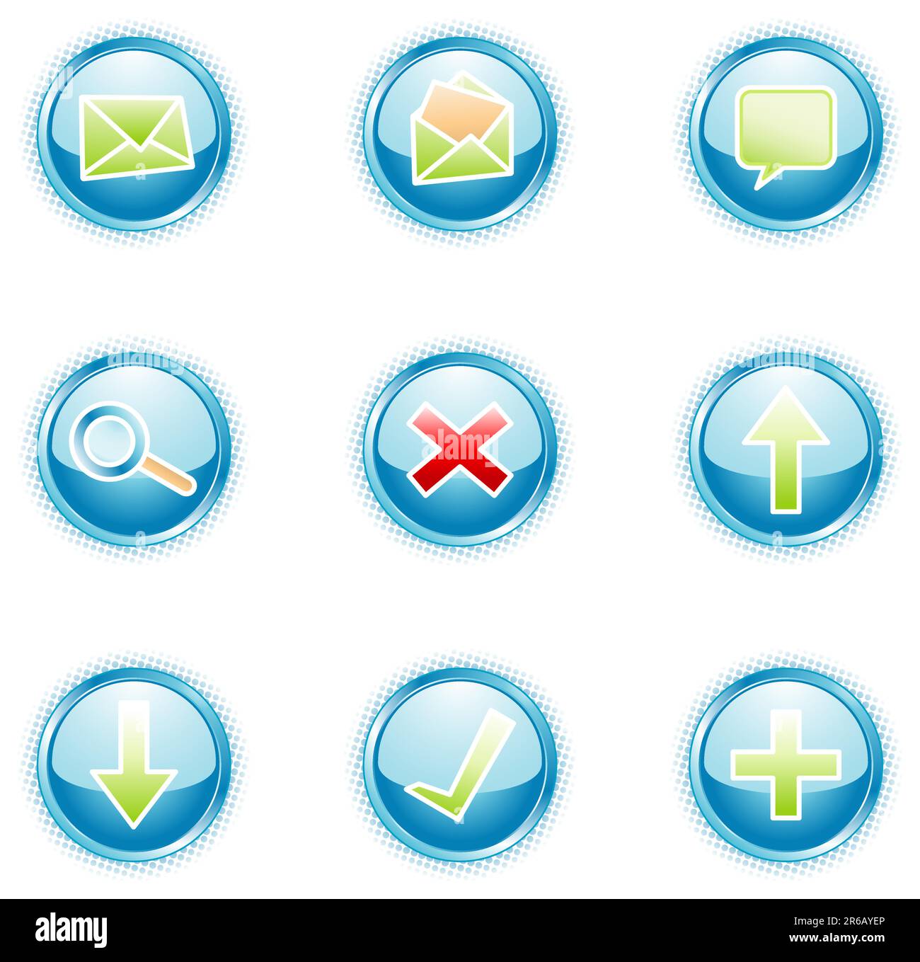 Web 2.0 icons set, vector illustration Stock Vector Image & Art - Alamy