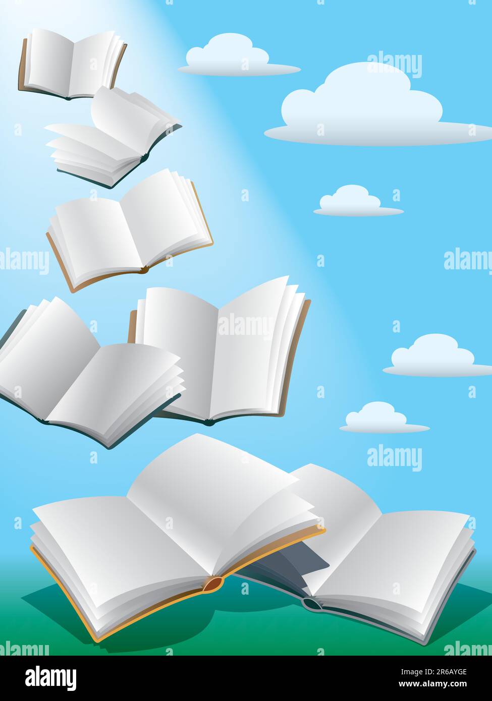 Books Falling From The Sky