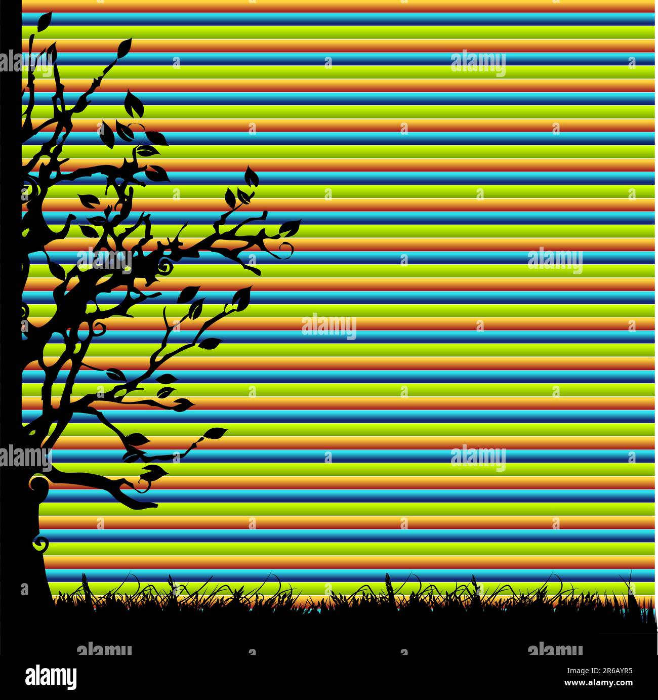 Summer time black line Stock Vector Images - Alamy