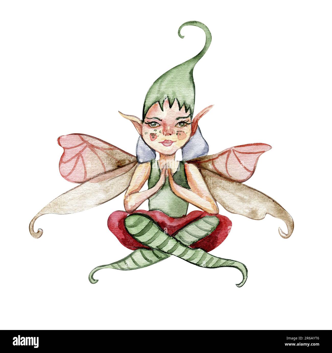 Watercolor folk art hi-res stock photography and images - Alamy