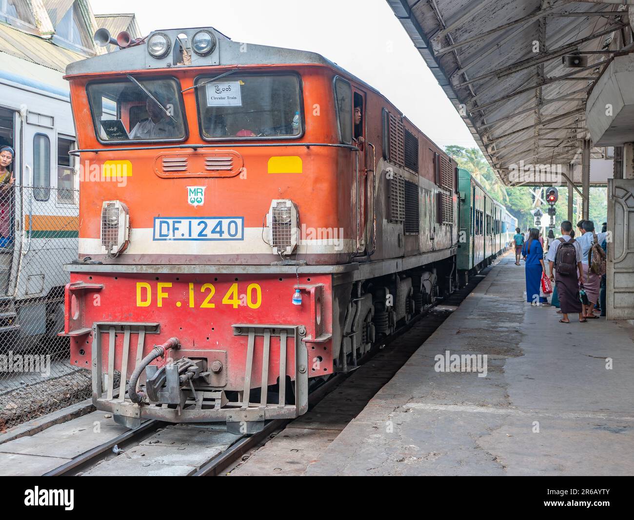Yangon circular railway hi-res stock photography and images - Alamy