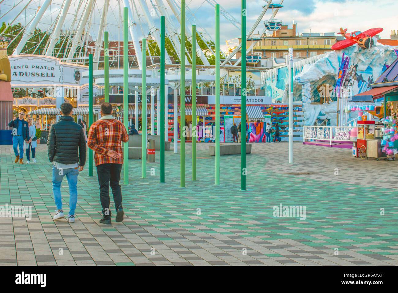 vienna, austria. 25 april 2023 evening strolls and delightful sights ...