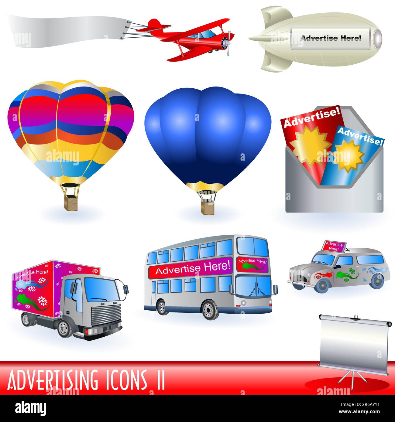 Car advertising billboard Stock Vector Images - Alamy