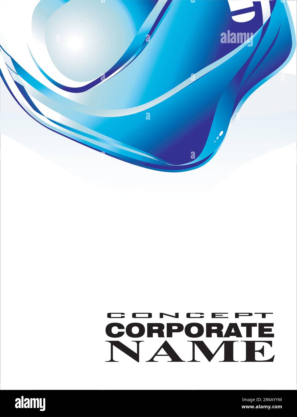 Blue business card background with abstract shapes Stock Vector Image ...