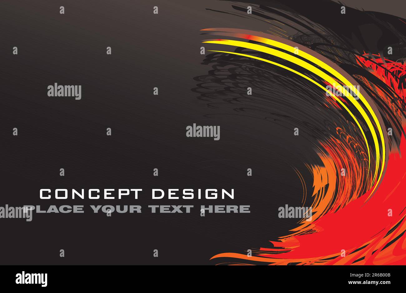 Abstract fire fantasy business background card Stock Vector Image & Art ...