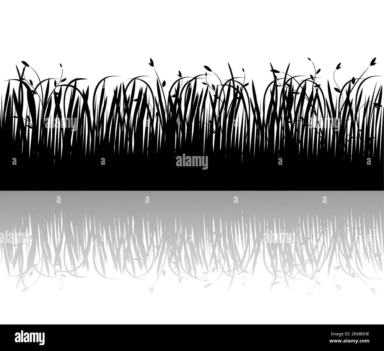 Grass silhouettes vector Stock Vector Image & Art - Alamy