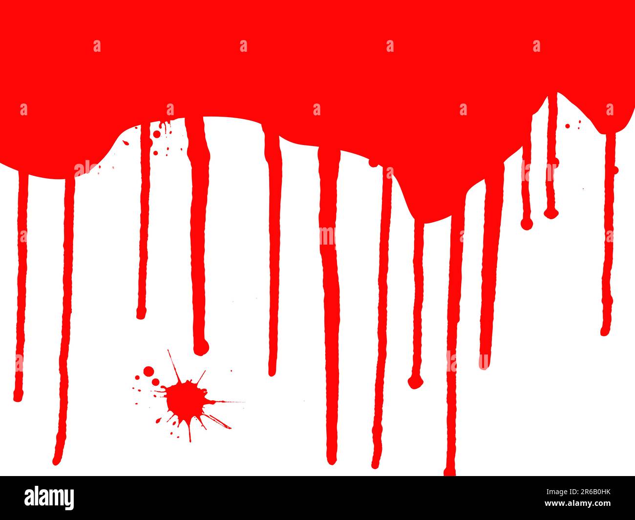 Blood running down Stock Vector Images - Alamy