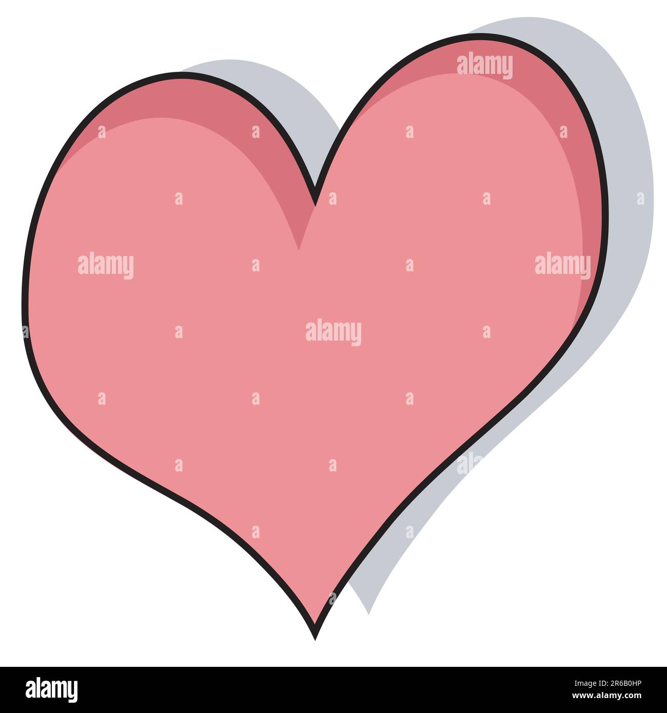 Background image with heart illustration love concept Cut Out Stock ...