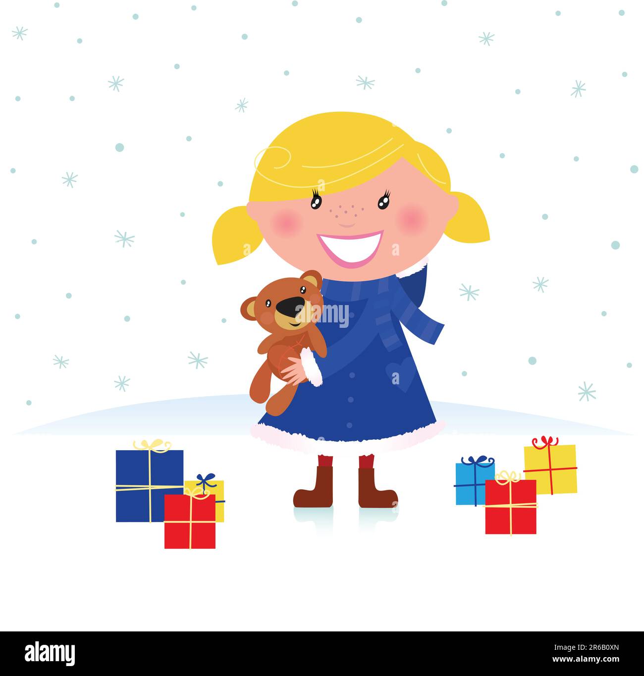 Cute girl in traditional Cut Out Stock Images & Pictures - Alamy