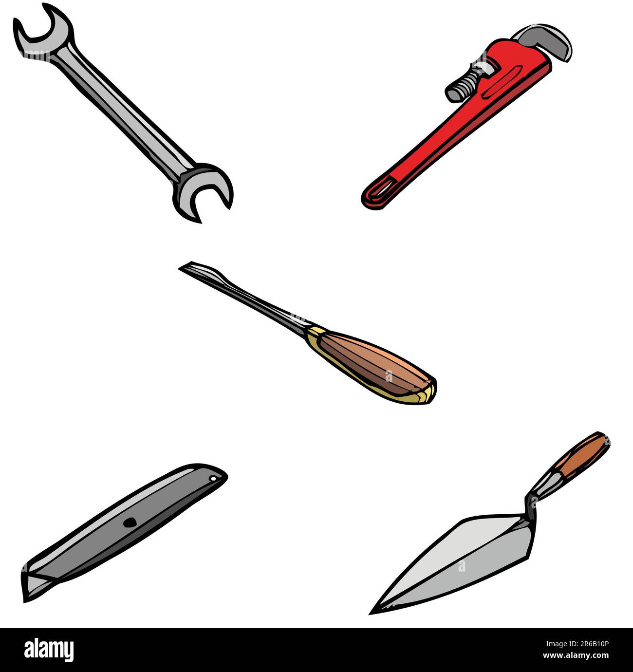 selection of tools. created in EPS format. Each tool is able to be ...