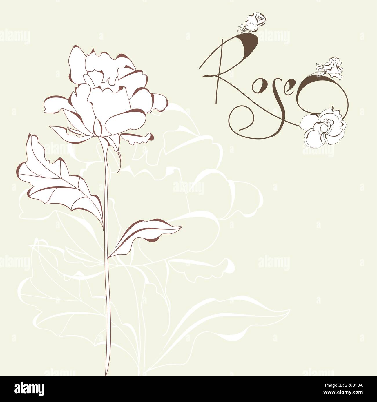 The language of flowers Stock Vector Images - Alamy