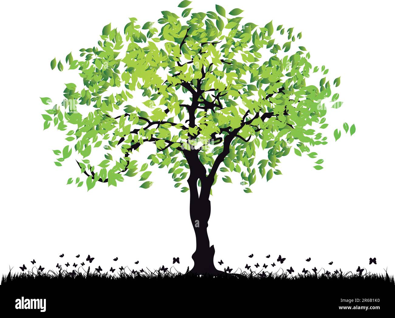 Old grass Stock Vector Images - Alamy