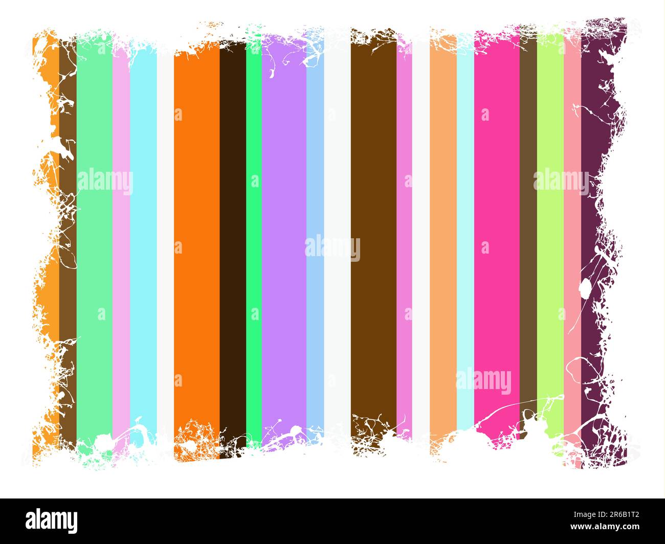 Funky Background with a white grunge border Stock Vector Image & Art ...