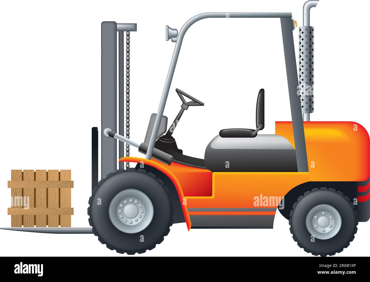 Heavy lifting plant Stock Vector Images - Alamy