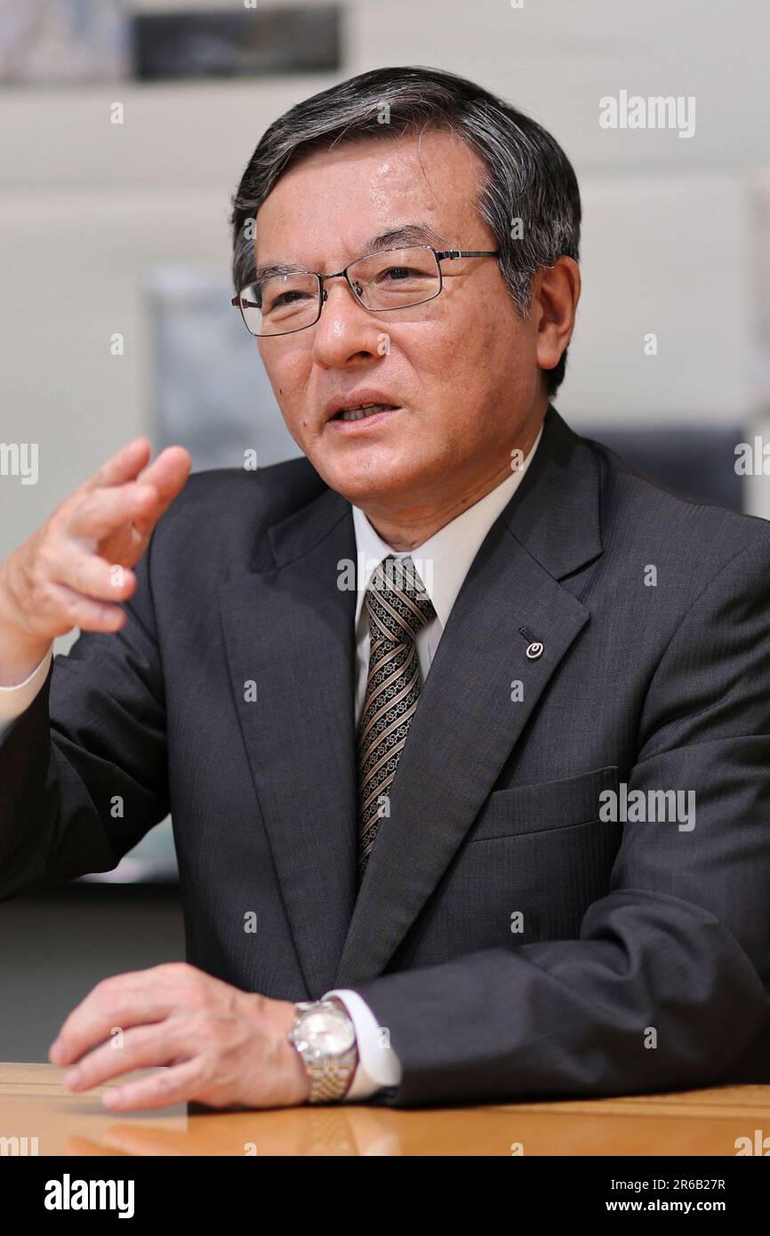 Akira Shimada, President and CEO of NTT( Nippon Telegraph and Telephone ...
