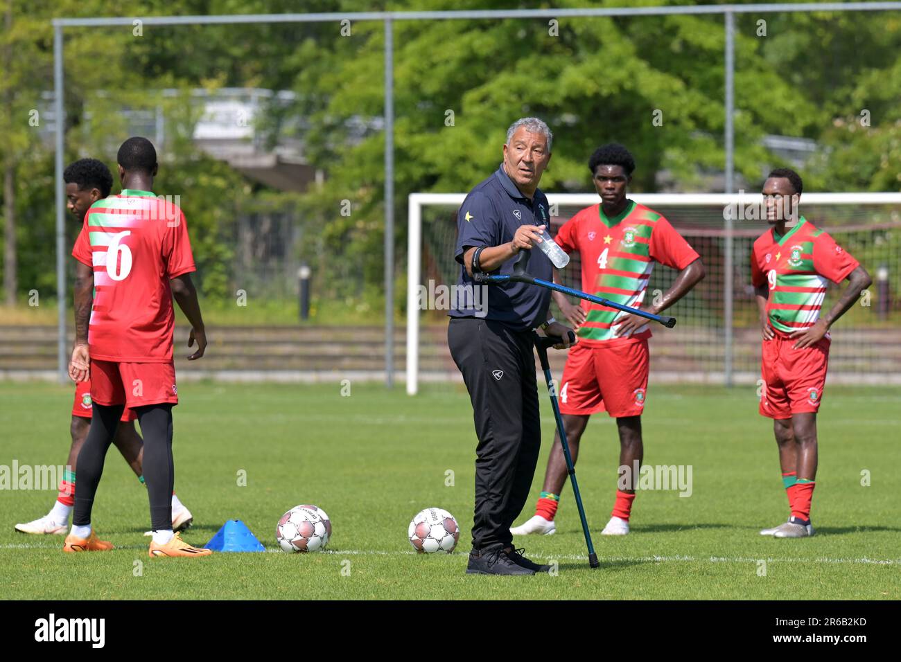 AMSTERDAM - 08/06/2023, (m) Suriname assistant trainer national coach ...