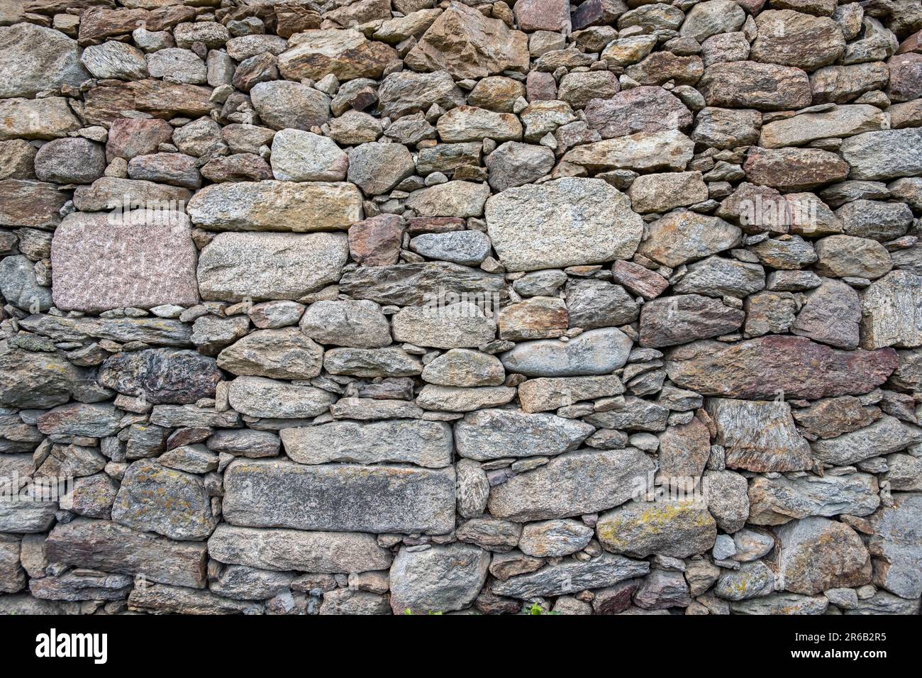 granite masonry stone wall Stock Photo - Alamy