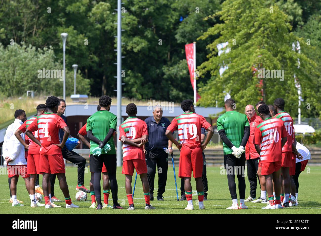 AMSTERDAM - 08/06/2023, (m) Suriname assistant coach national coach ...