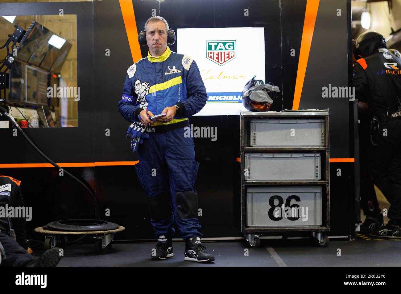 Le Mans, France. 07th June, 2023. michelin engineer, during the free ...