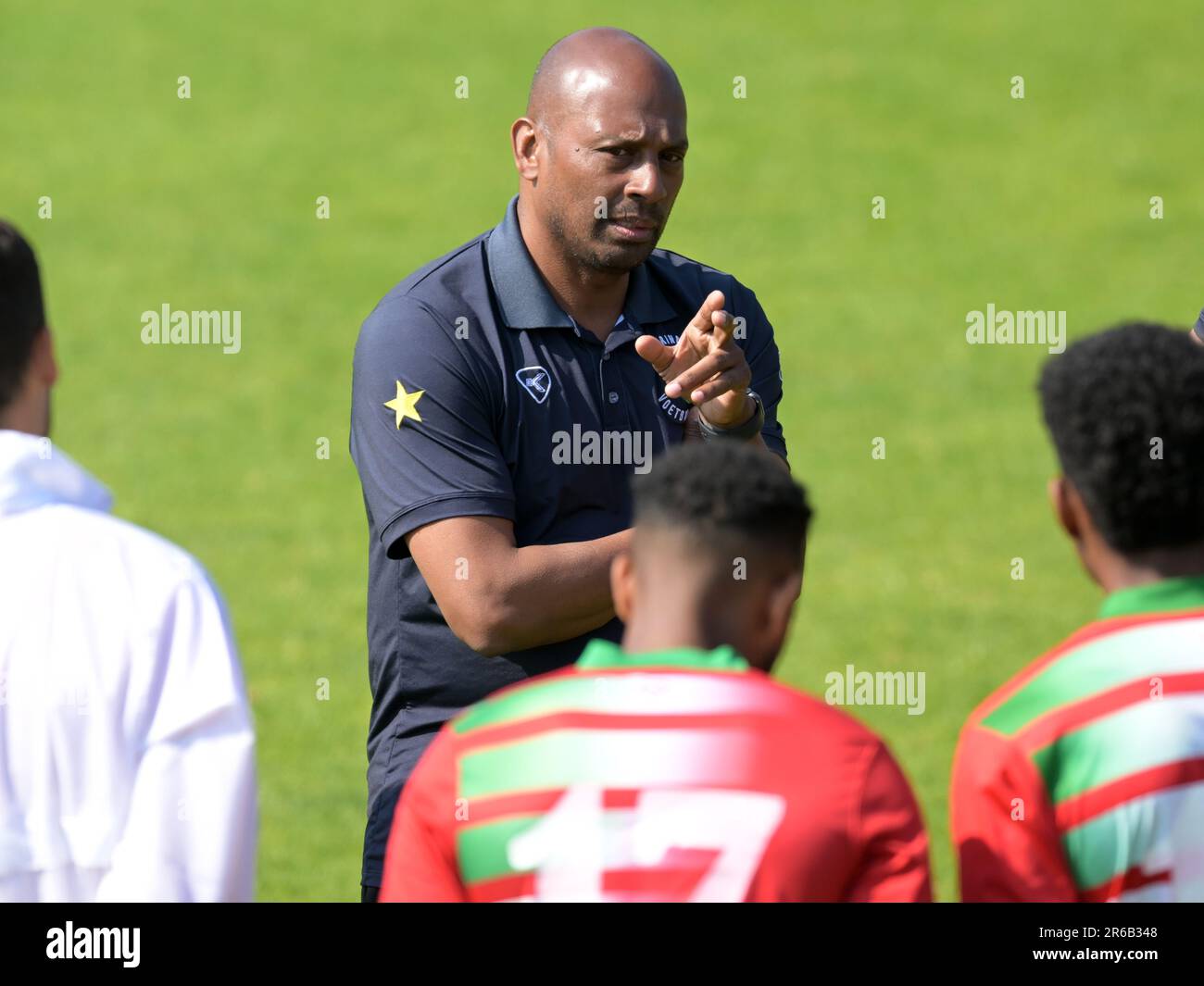 AMSTERDAM - 08/06/2023, Suriname trainer national coach Aron Winter ...