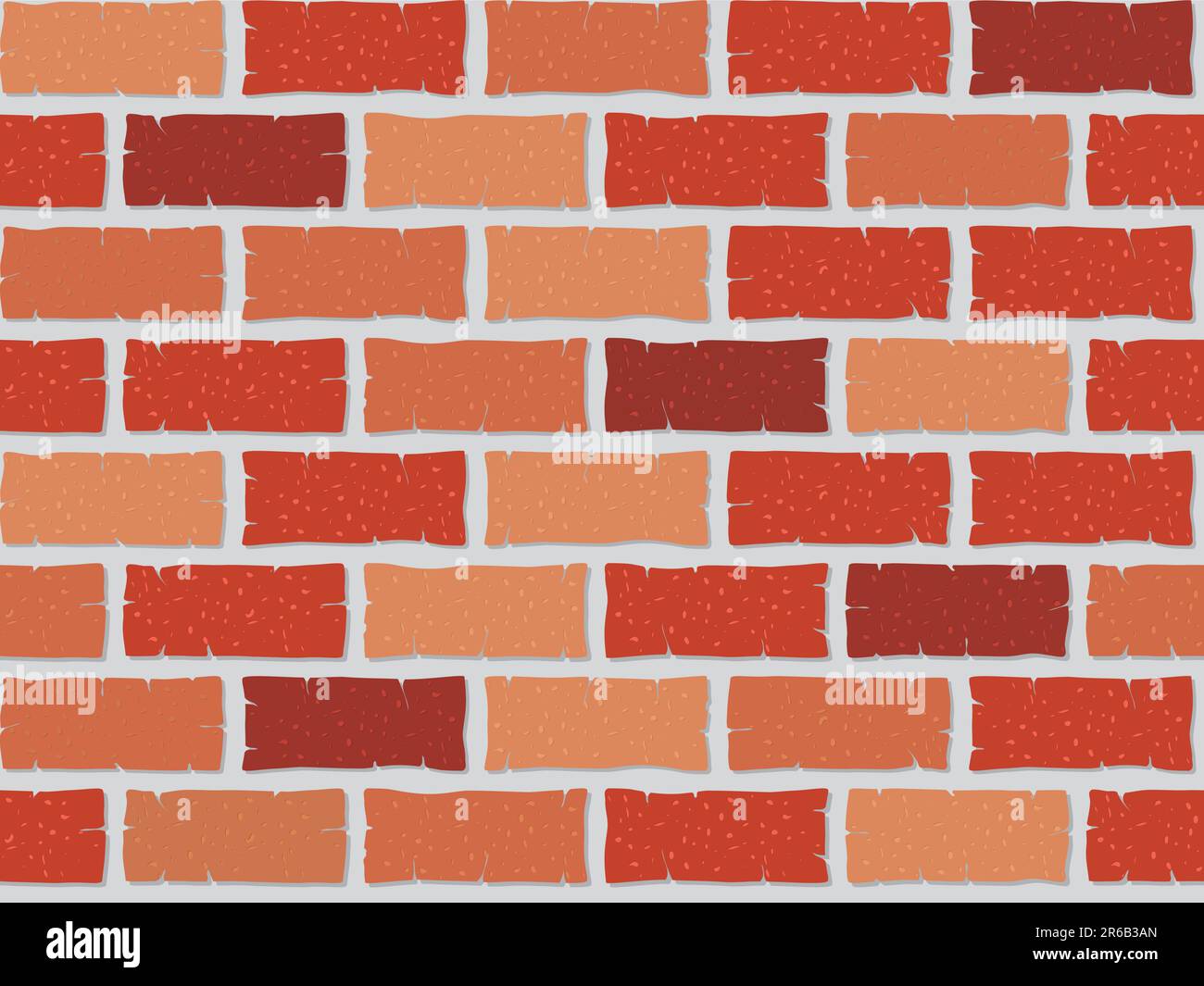 Red brick tile house Stock Vector Images - Alamy