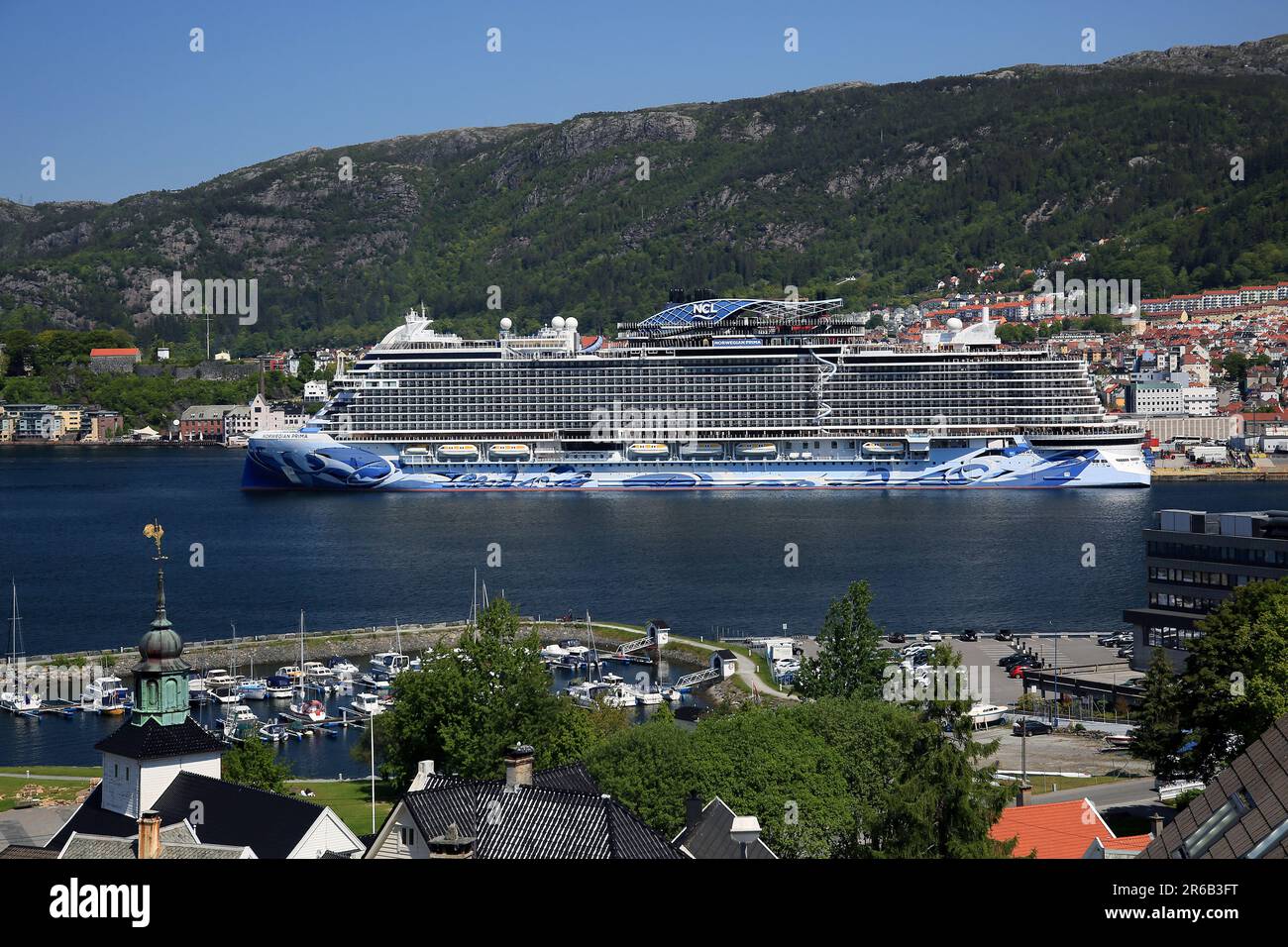 Cruise Liner "Norwegian Prima", Bergen, Norway Stock Photo - Alamy