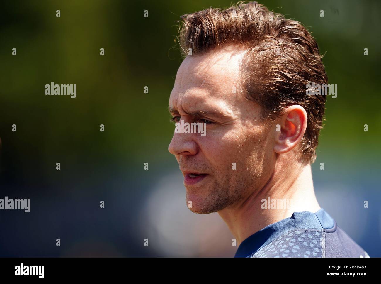England's Tom Hiddleston during a training session at Champneys Tring ...