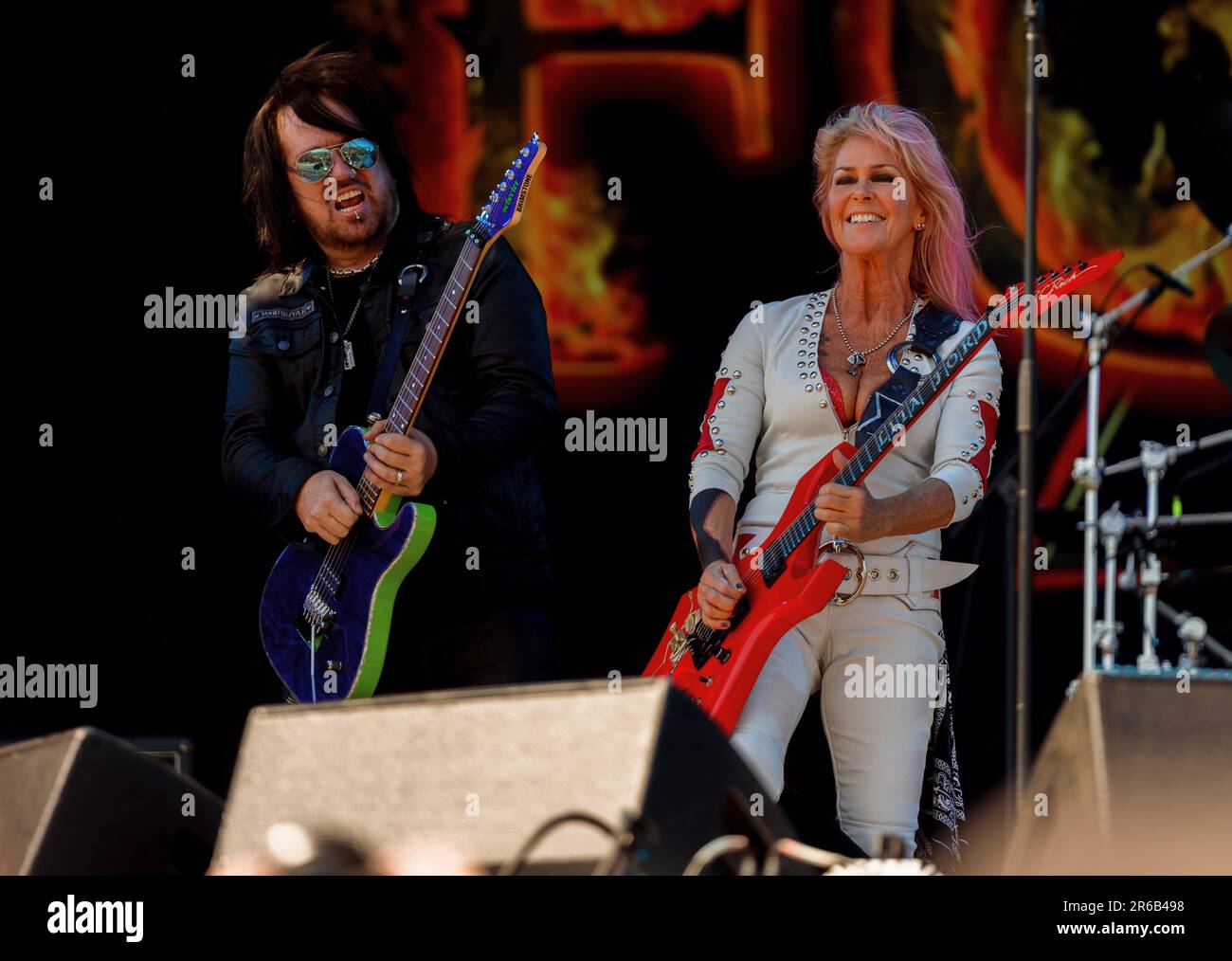 Solvesborg, Sweden, 8 June, 2023 Day 2 Lita Ford (UK/US) performs at ...
