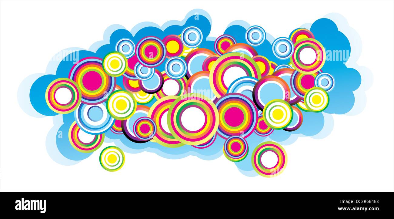 Colorful circles of various colors Stock Vector Image & Art - Alamy