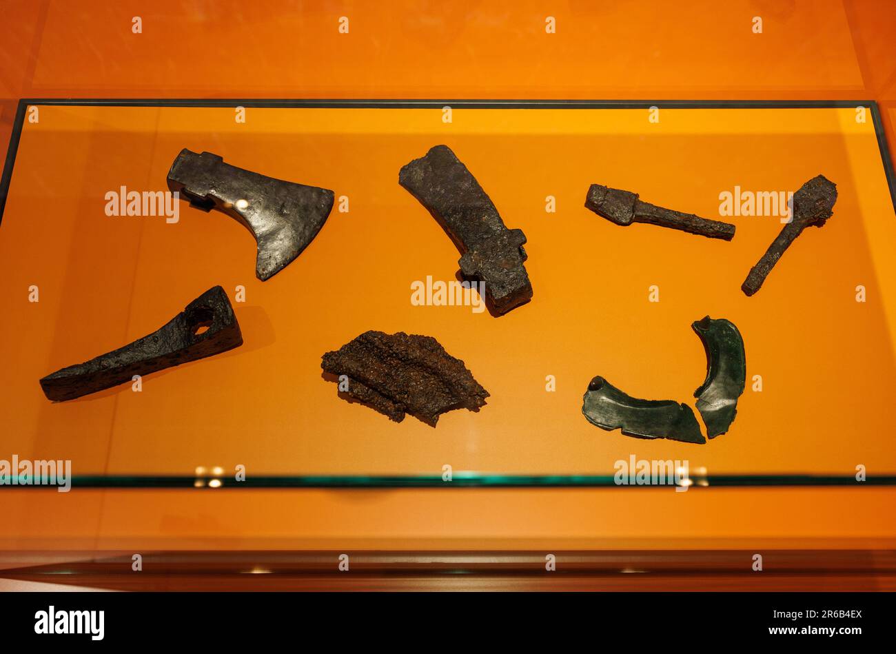 Bramsche, Germany. 08th June, 2023. View of Roman equipment. In 2018 ...