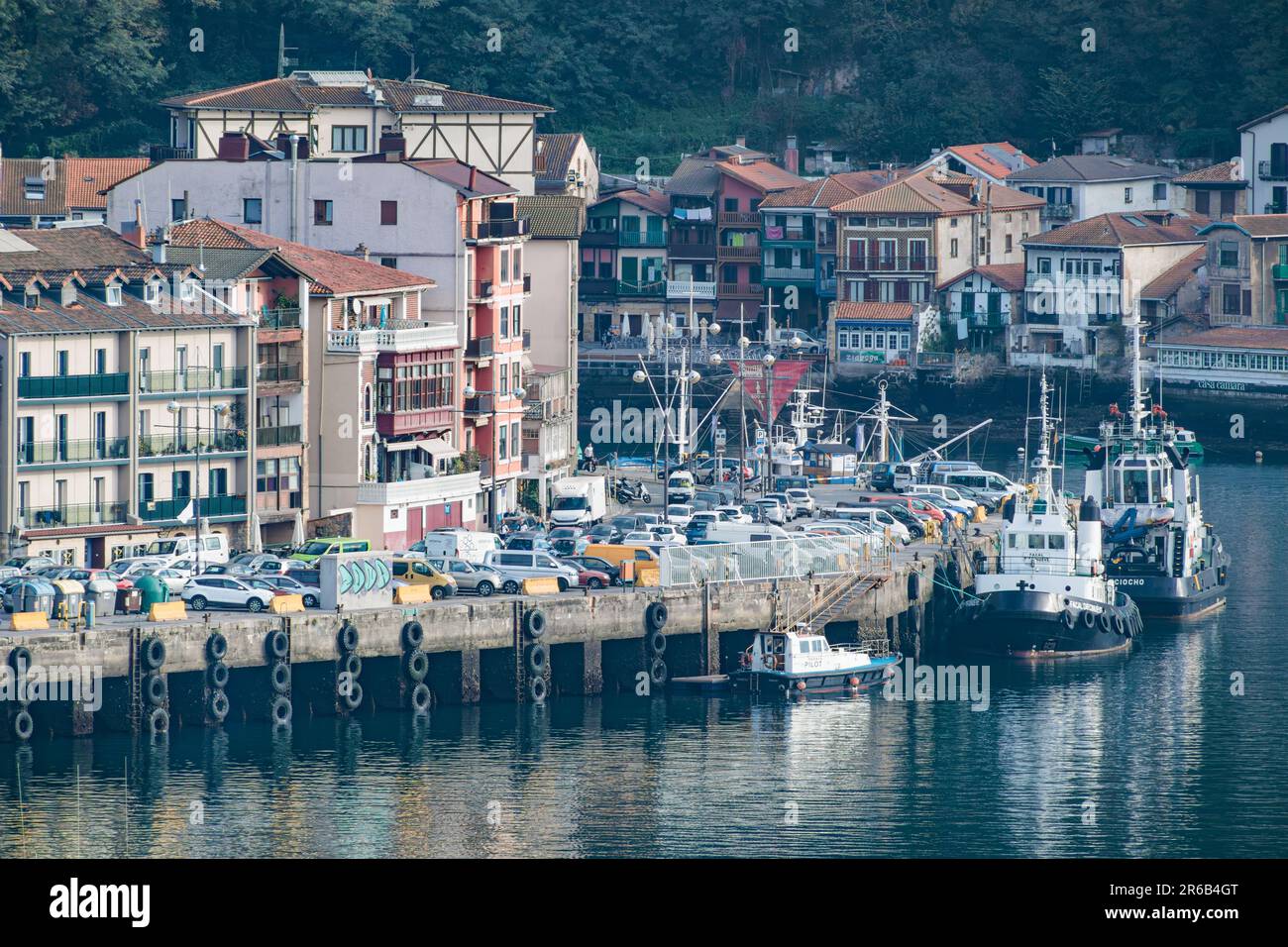PASAIA, SPAIN-OCTOBER 26, 2022: Pasaia town (Pasai San Pedro and Pasai ...